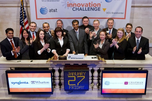 MBA team ring NYSE bell as innovation finalists in national competition ...