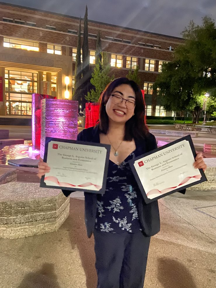 Student Spotlight: Emma Han ’26 - Argyros College of Business and Economics