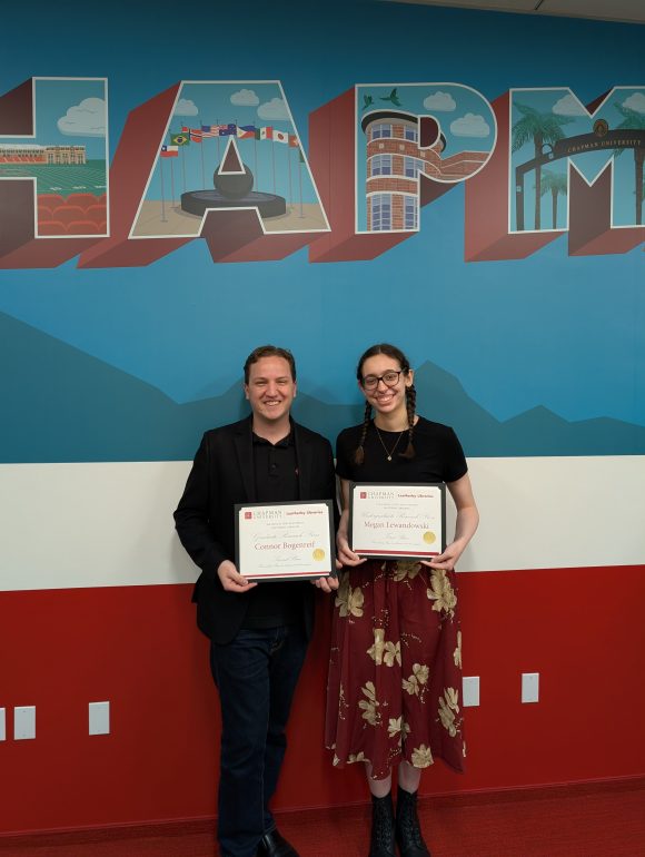 CoPA Student and Alumnus Awarded Leatherby Libraries Research Prizes ...