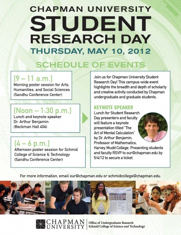 Student Research Day, May 10, 2012 - The Voice of Wilkinson