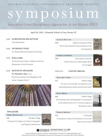 The 3rd Undergraduate Art History Symposium - The Voice of Wilkinson