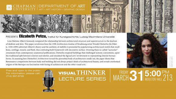 Visual Thinker Lecture Series - Elizabeth Petcu: March 31 - The Voice ...