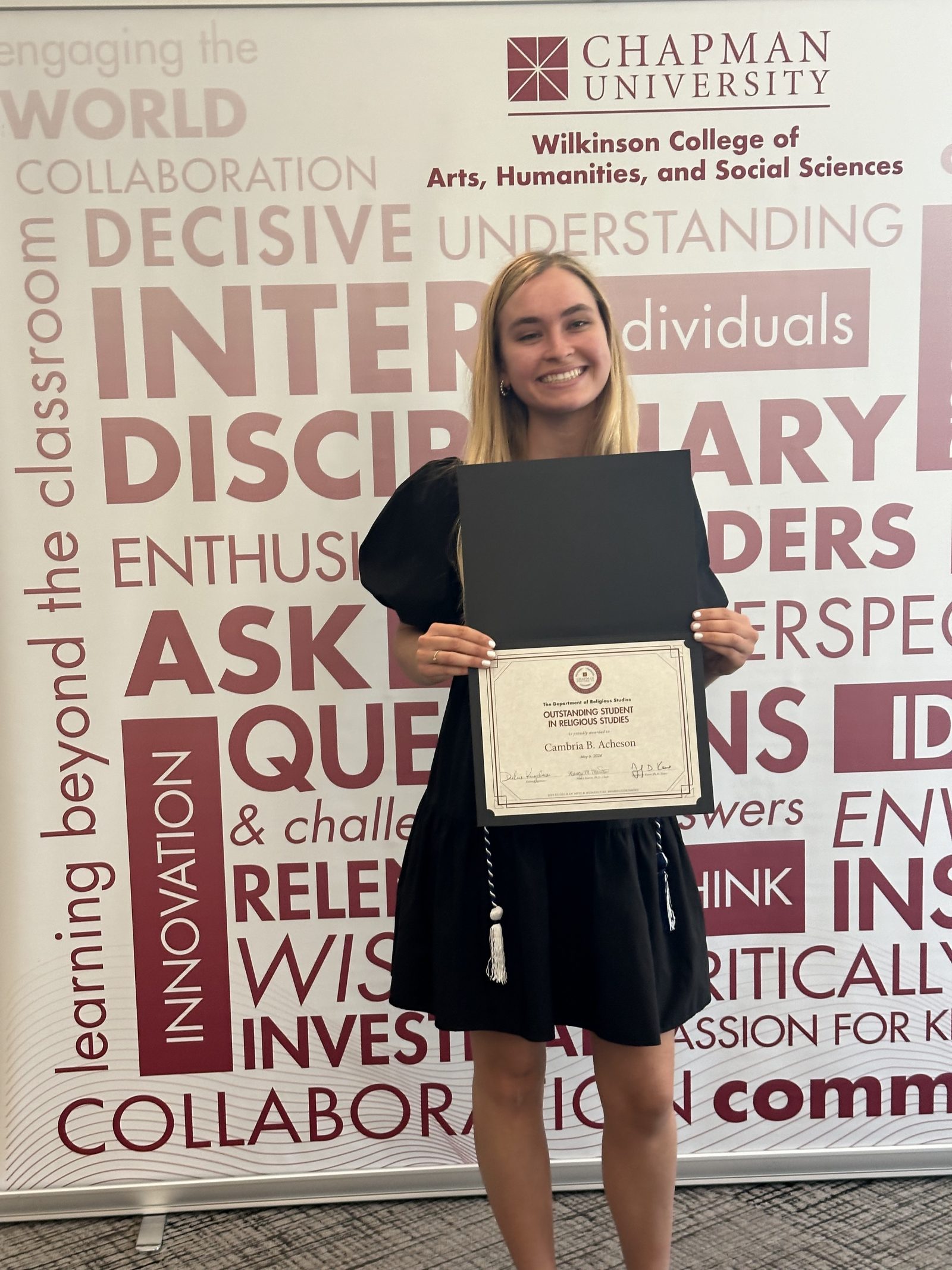 Wilkinson College 2024 Student Award Winners - The Voice of Wilkinson