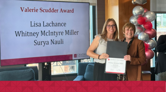 Dr. Whitney McIntyre Miller Honored with 2024 Valerie Scudder Award ...