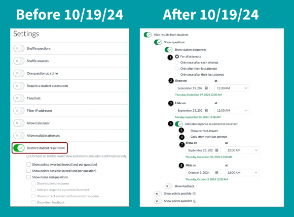 Canvas New Quizzes: Control When Students See Quiz Results - Higher Ed ...