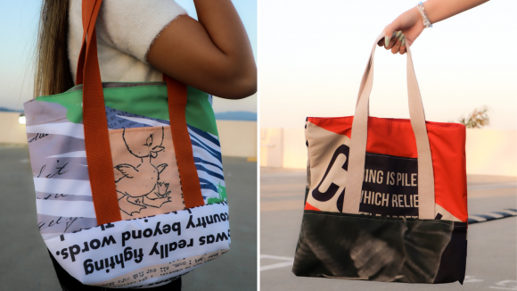 Upcycled Exhibition Tote Bags - Get Yours Today! - Escalette Permanent ...