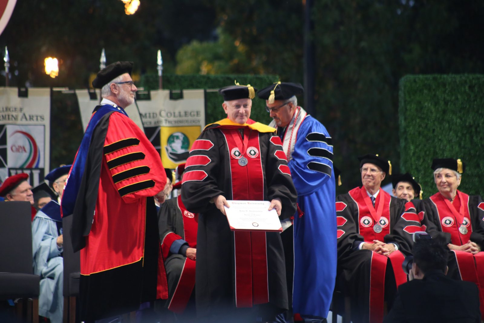 Dr. Grabenstein Receives Honorary Degree from Chapman University ...
