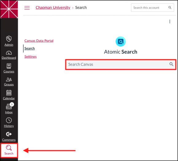 Unveiling Atomic Search: A Powerful Search Experience in Canvas! - Information Systems & Technology
