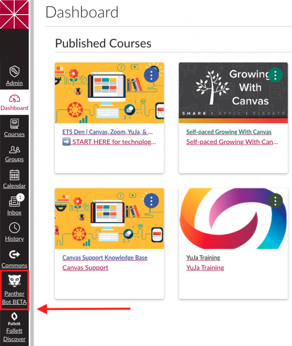 PantherBot Chatbot is Now Integrated with Canvas - Information Systems ...