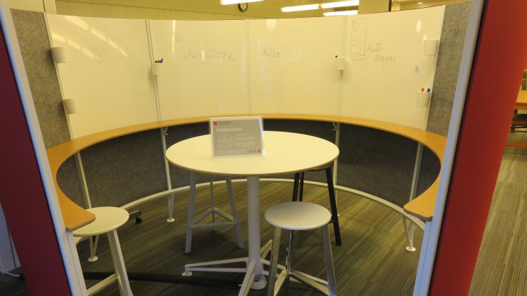 Book a Room or Try Our New Collaborative Study Pod - Updated Room ...