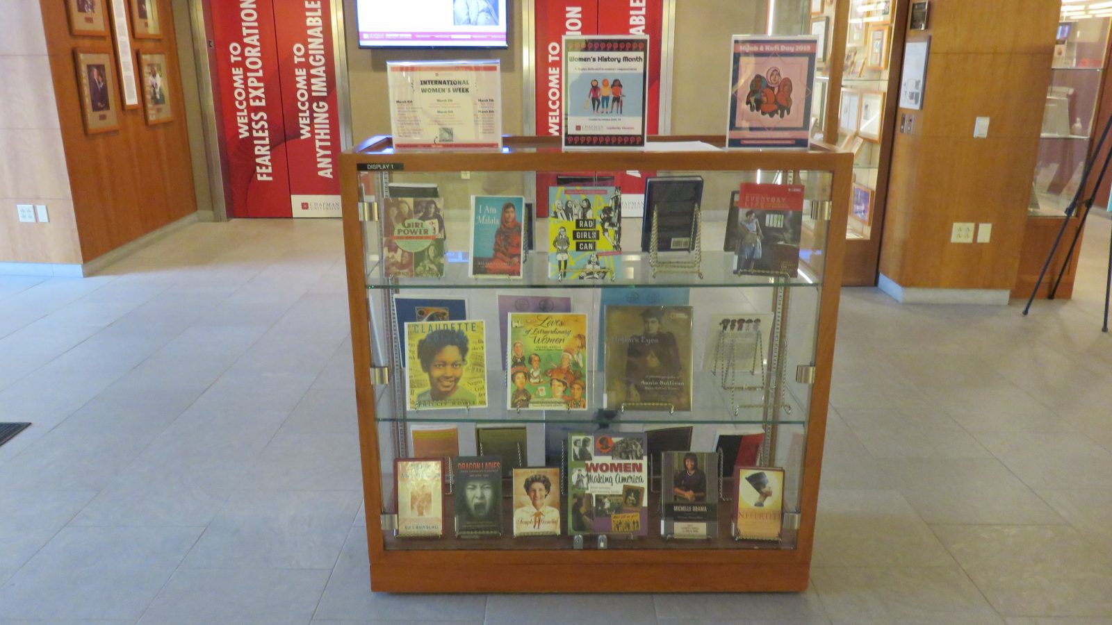Women’s Herstory Month - A display dedicated to women's empowerment ...