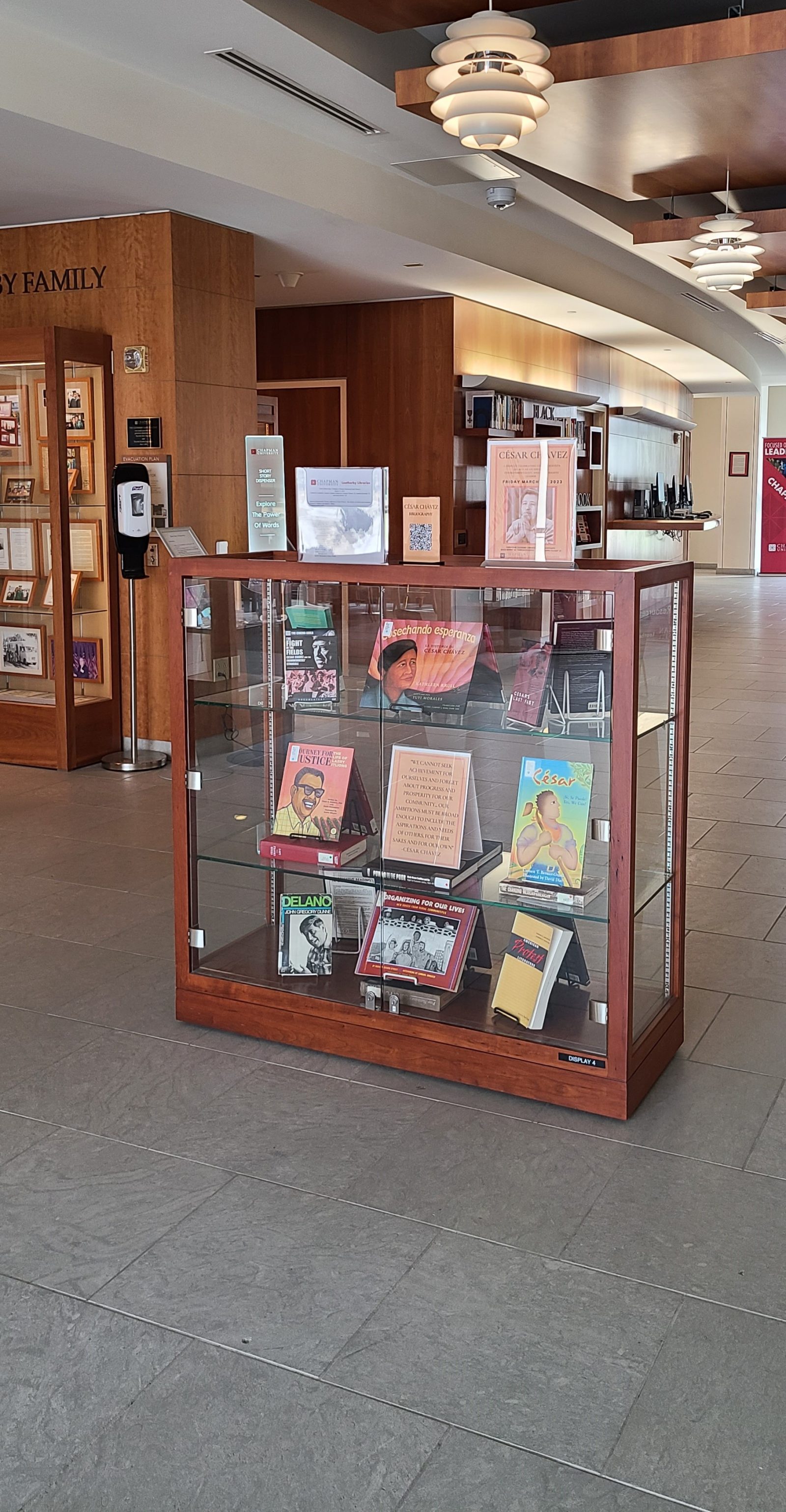 César Chávez Display - A display honoring the educator ...