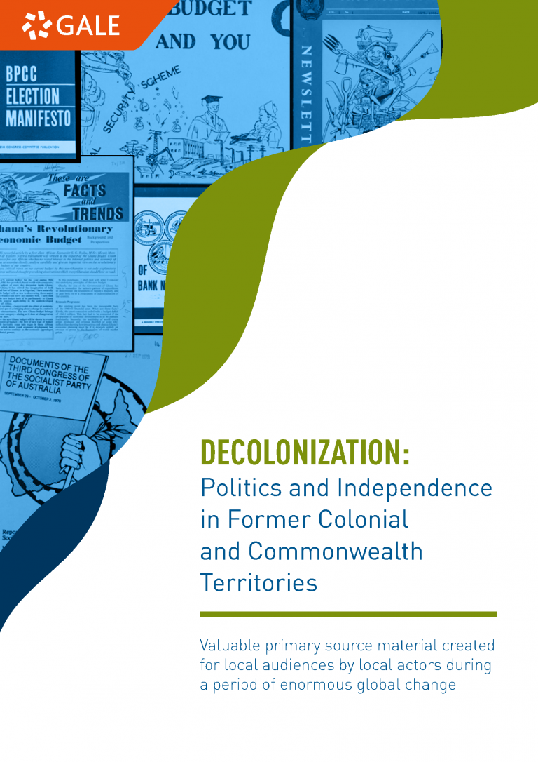 Connect to Knowledge: Two New Primary Source Collections on Decolonization and Forced Migration ...