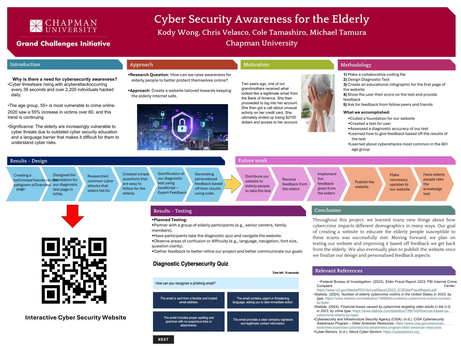 Cyber Security Awareness for the Elderly - Kody Wong, Chris Velasco ...
