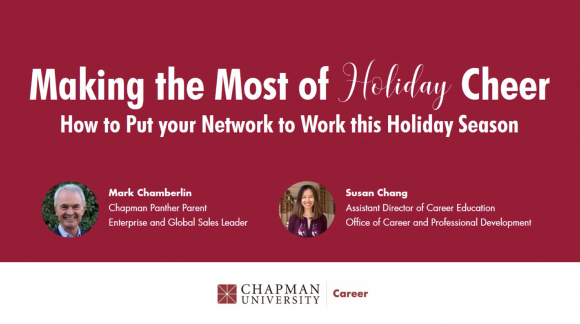 Making the Most of Holiday Cheer - How to Put your Network to Work this ...