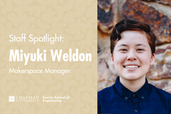 Staff Spotlight: Miyuki Weldon, Makerspace Manager - Fowler School of Engineering
